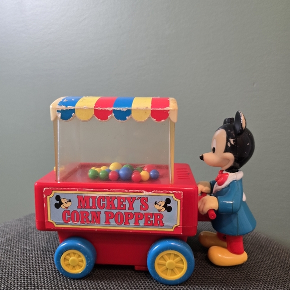 Disney | Toys | Mickeys Corn Popper Toy Red And Blue | Poshmark